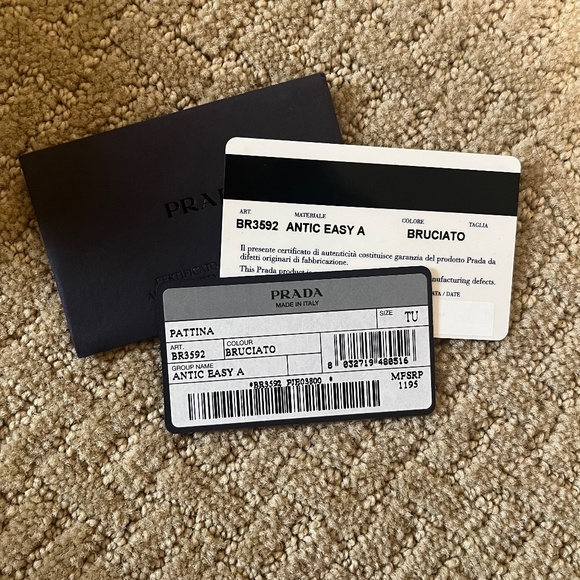 Prada | Bags | Nwt Prada Cervo Antik Easy Handbag | Poshmark